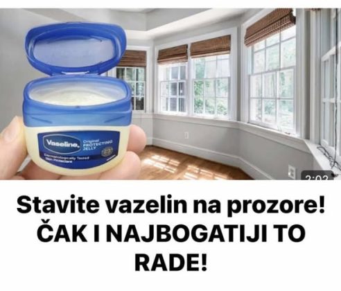 Nanesite vazelin na prozore! ČAK I NAJBOGATIJI TO RADE! | Info Pult